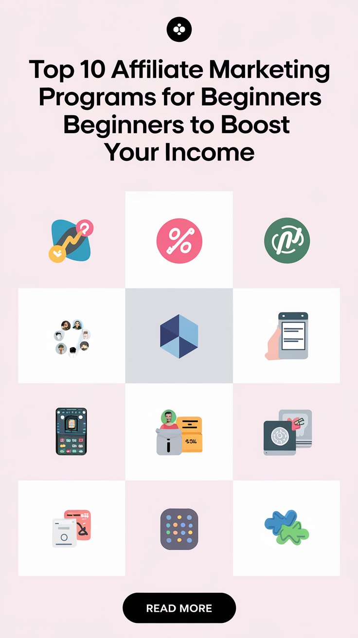 Top 10 Affiliate Marketing Programs for Beginners to Boost Your Income